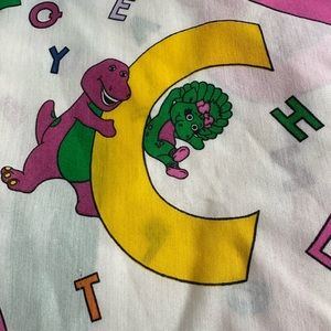 Vintage | Bedding | Vintage Barney The Dinosaur Single Pillowcase 993 ...